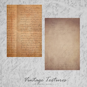 Vintage Textures, Old Paper Textures, Old Letters Paper, Old ...