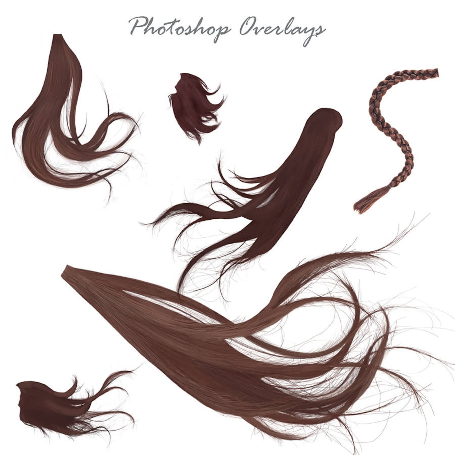 Hair Overlays, Photography Overlays, Art Overlay, Digital Hair, Photo Overlay, Digital Overlays ...