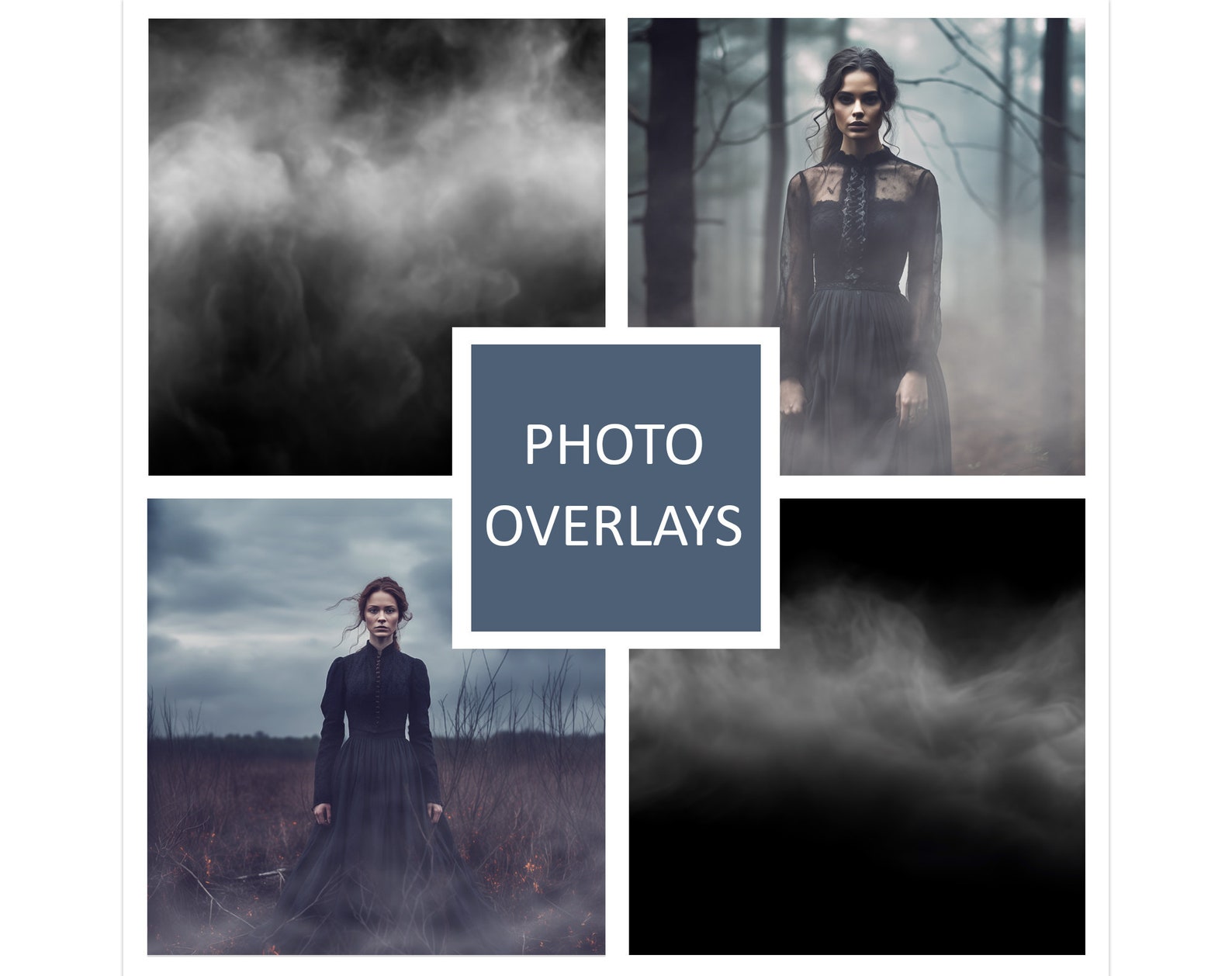 30 Fog Photo Overlay, Photography Overlays, Real Mist Overlay, Photo ...