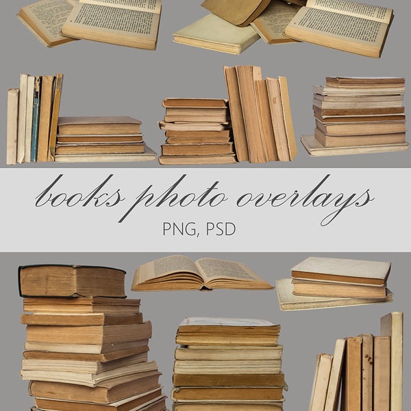Book Overlays - Etsy