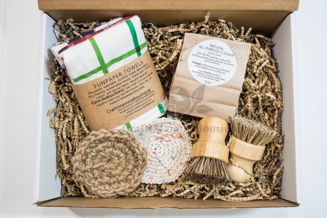 Eco Friendly Cleaning Kit/gift Box, Zero Waste Gifts, Housewarming ...
