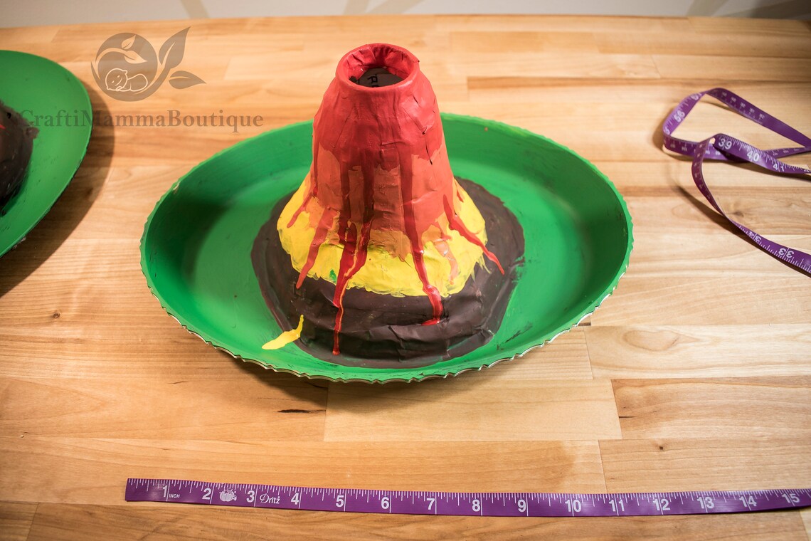 School Volcano Model for Kids Science Volcano Eruption - Etsy