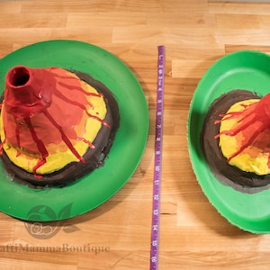 School Volcano Model for Kids Science Volcano Eruption Experiment ...