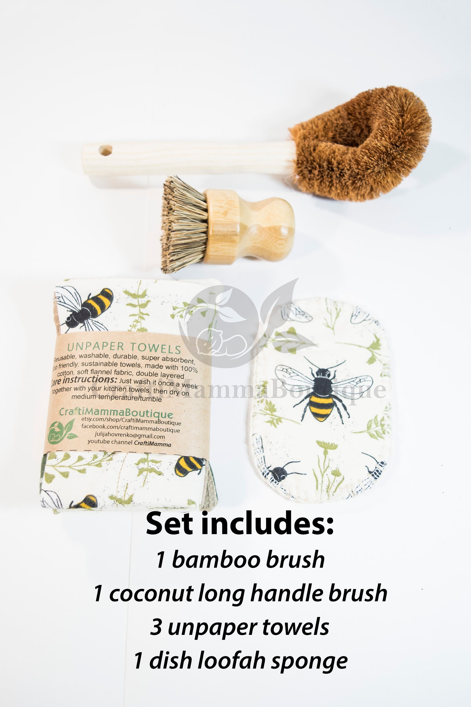Eco Friendly Cleaning Kit/ GIFT BOX, Zero Waste Gifts, Housewarming ...