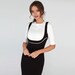 Black Dress With Open Chest, Black and White Dress, Black Midi Dress ...