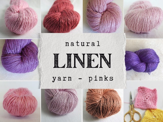 Linen Yarn for Knitting Weaving Crochet & Craft. Soft - Etsy Australia