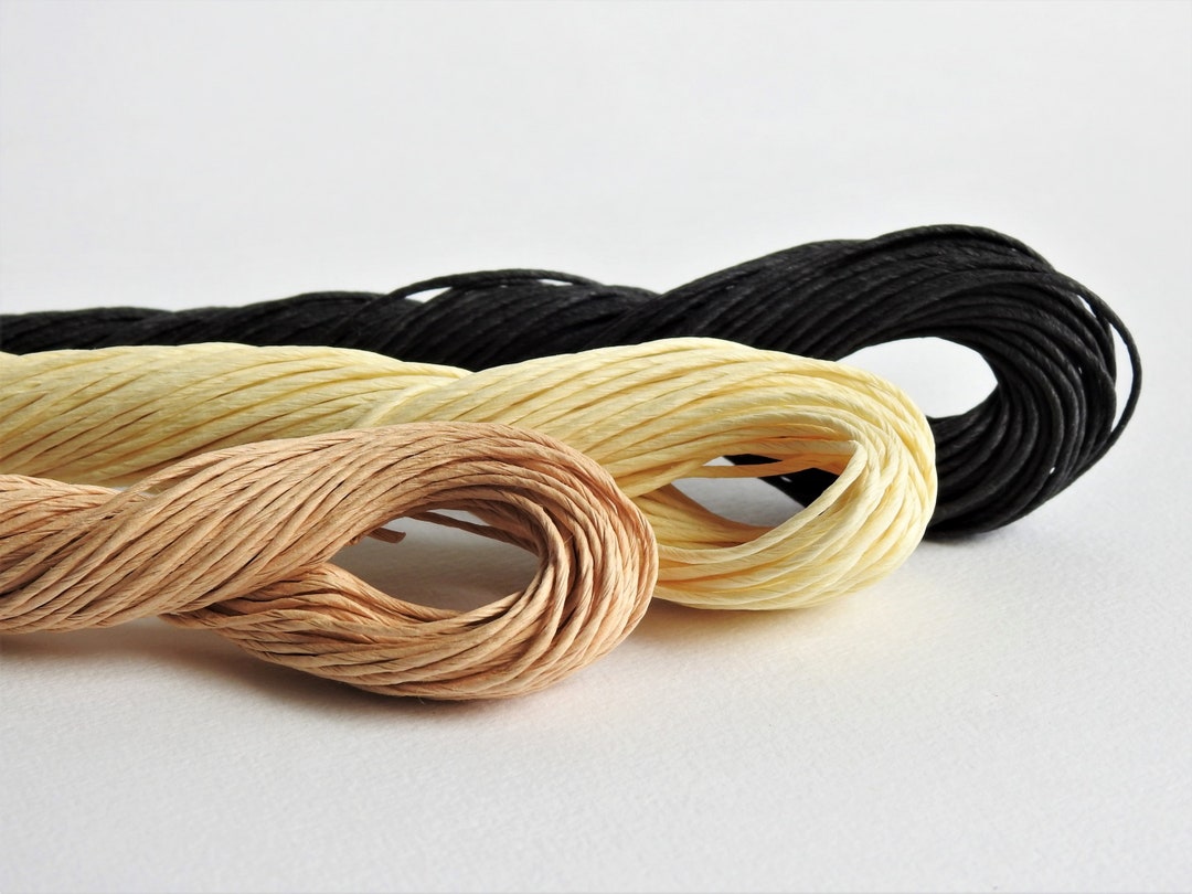 Paper String Twisted for Twining, Weaving, Crochet. Craft Organic ...