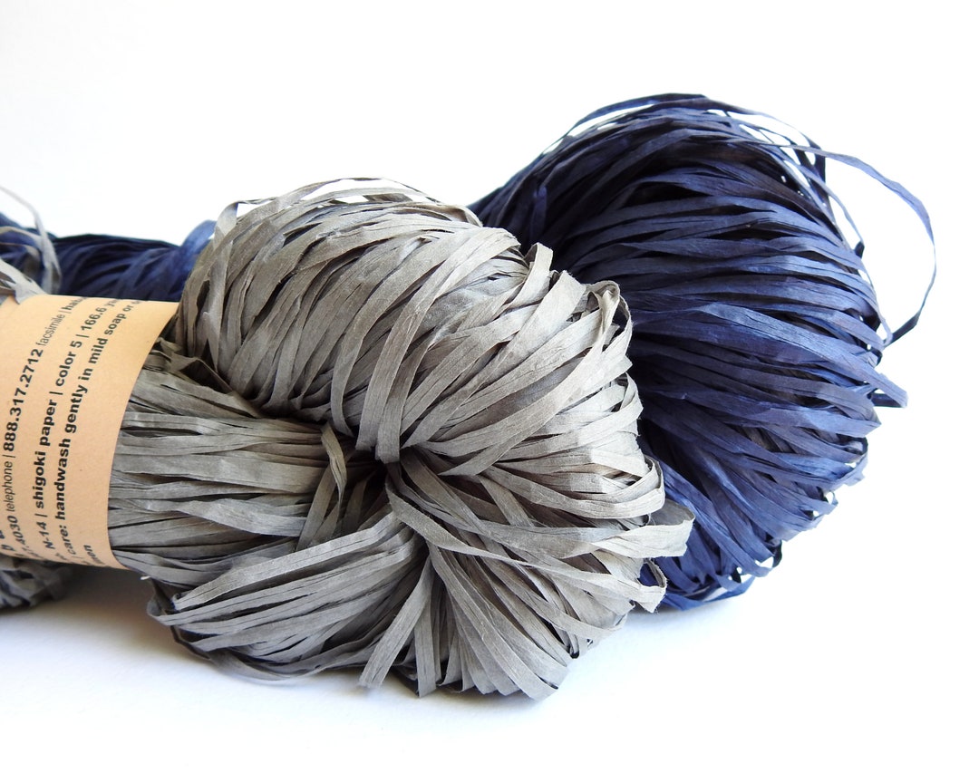 Linen Paper Yarn for Garments Jewellery Bags Hats. Washable. Knit ...