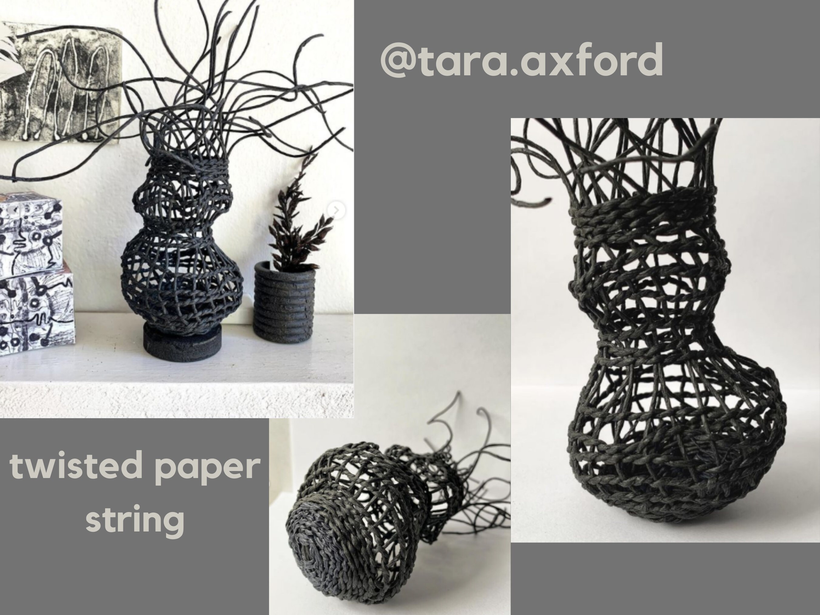 Paper String Twisted for Twining Weaving Crochet. Craft - Etsy