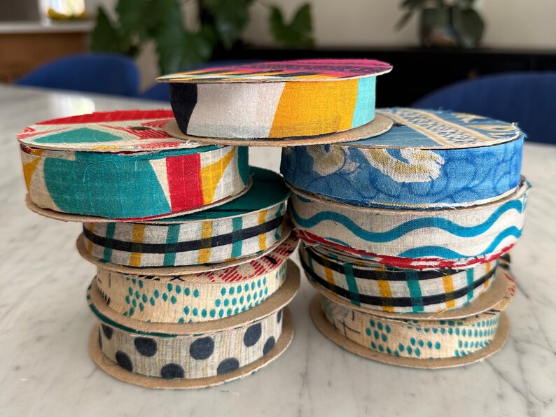 Upcycled Cotton Sari Ribbon for Weaving Jewelry Sewing Trim - Etsy
