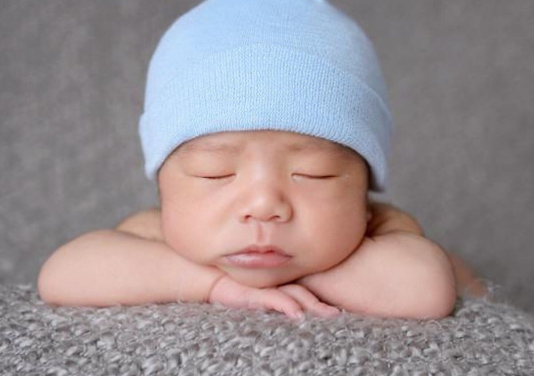 Melondipity Baby Blue Hat for Newborn Boys and Girls | Additional ...