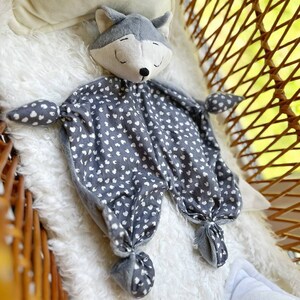 Wolf Baby Lovey, Animal Lovey, Wolf Lovey Blanket, Fox Doudou, Baby ...