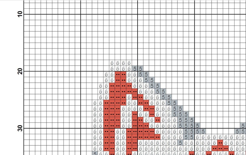 Anime Mask Cross Stitch Pattern Mini Counted Cross Stitch - Etsy