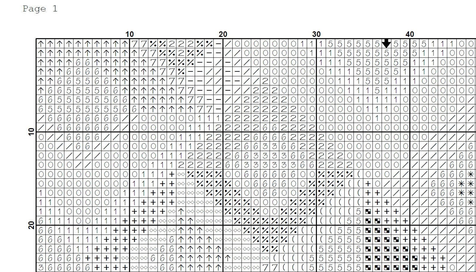 Geometric Cross Stitch Pattern Modern Polygonal Abstract - Etsy