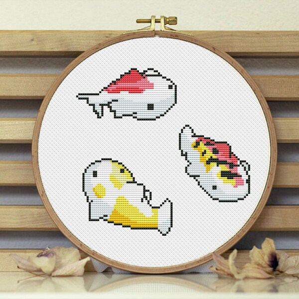 Fish Cross Stitch - Etsy