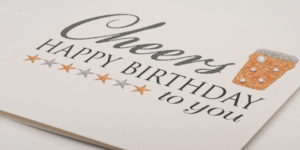Cheers Happy Birthday to You Birthday Card Greeting Card - Etsy
