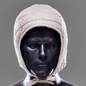 Padded Medieval Cap, Padded Cap for Head Protection, Natural Cotton ...