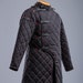 Black HEMA Fencing Jacket, Medieval Gambeson Armor, Long Padded Jacket ...