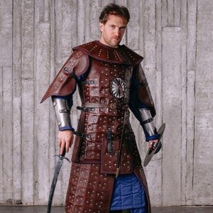 Leather Armor Festival Outfit, Handmade Leather Costume, Custom Armour ...