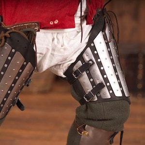 Splinted Tasses, Thighs Plates, Brigandine Leg Armor, SCA Leg Armour ...