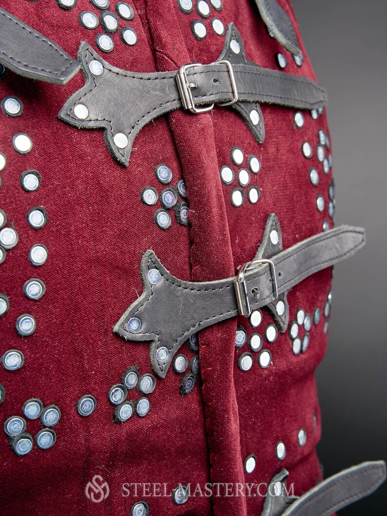 Womens Large-plate Brigandine With Flowers of Rivetscustom - Etsy