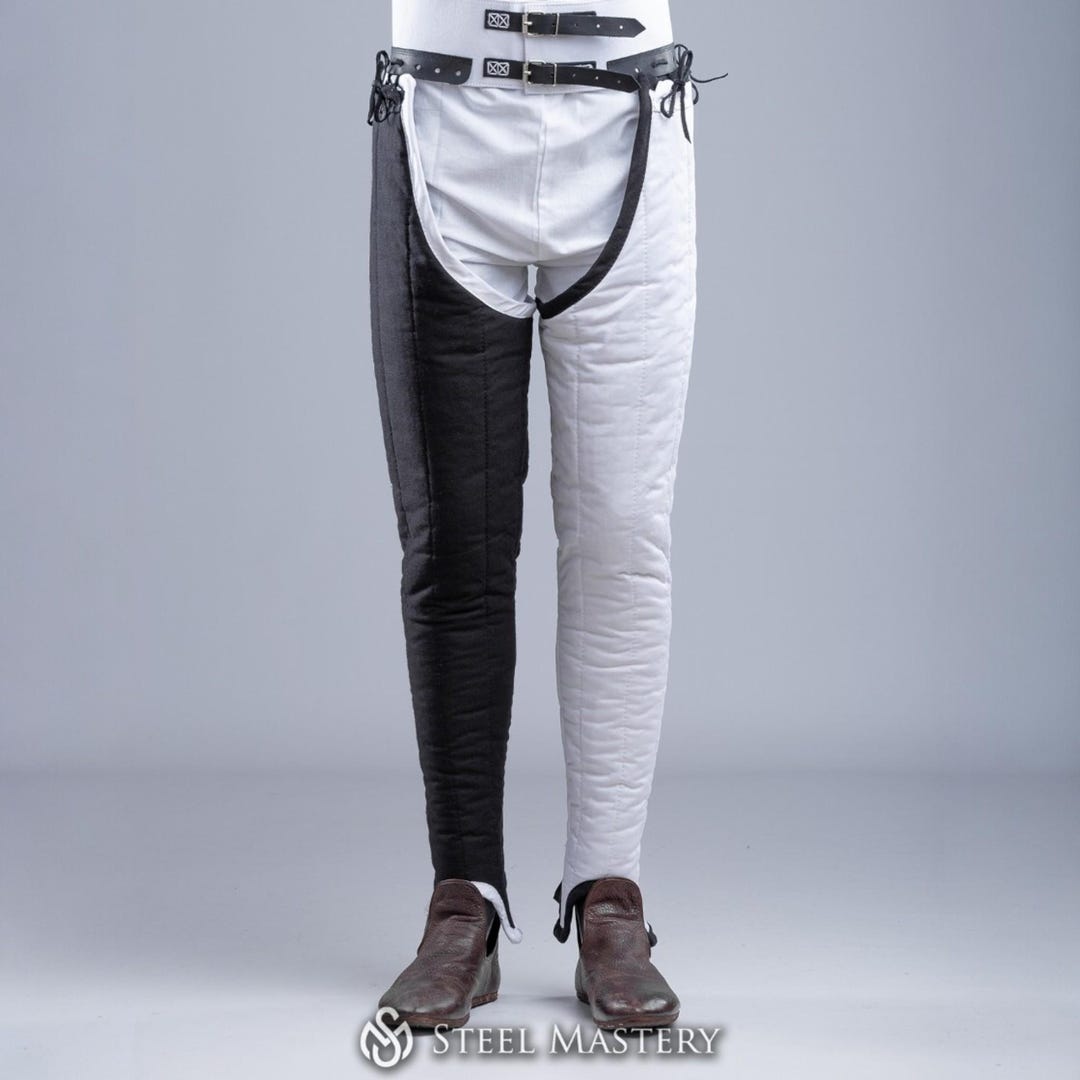 Renaissance Two-colored Pants, LARP Pants, Medieval Trousers ...