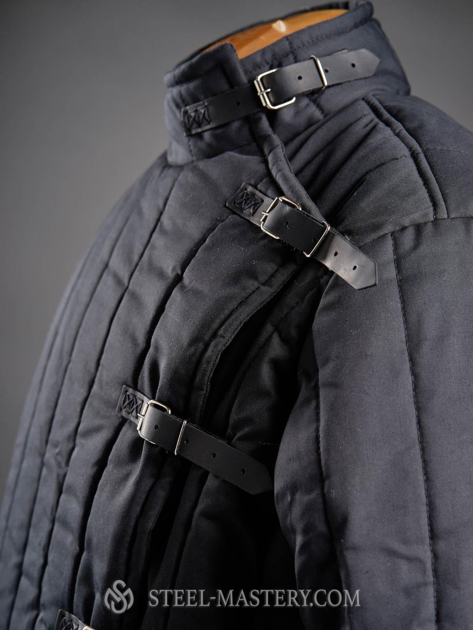 Black HEMA Gambeson, Padded Fencing Jacket, Medieval Armor - Etsy