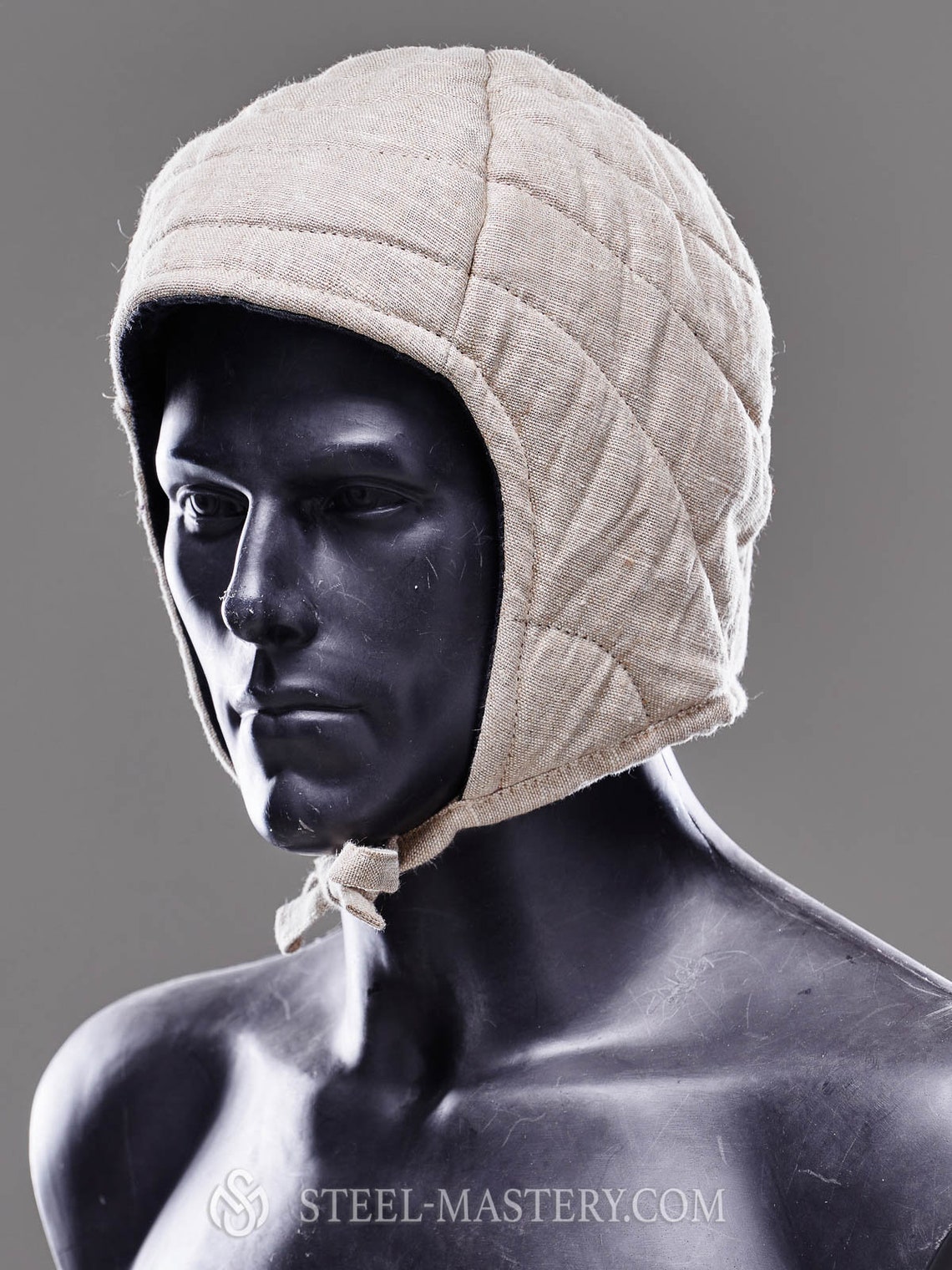 Padded Medieval Cap Padded Cap for Head Protection Natural - Etsy