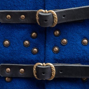 Blue Medieval Knight’s Armour, Brigandine Plate Armour, LARP ...