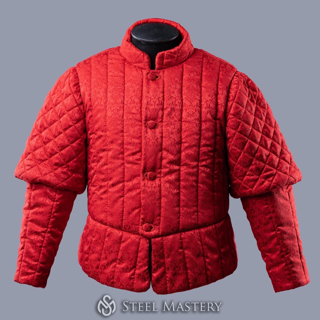 Renaissance Jacquard Surcoat, Blue Doublet, Medieval Clothing ...