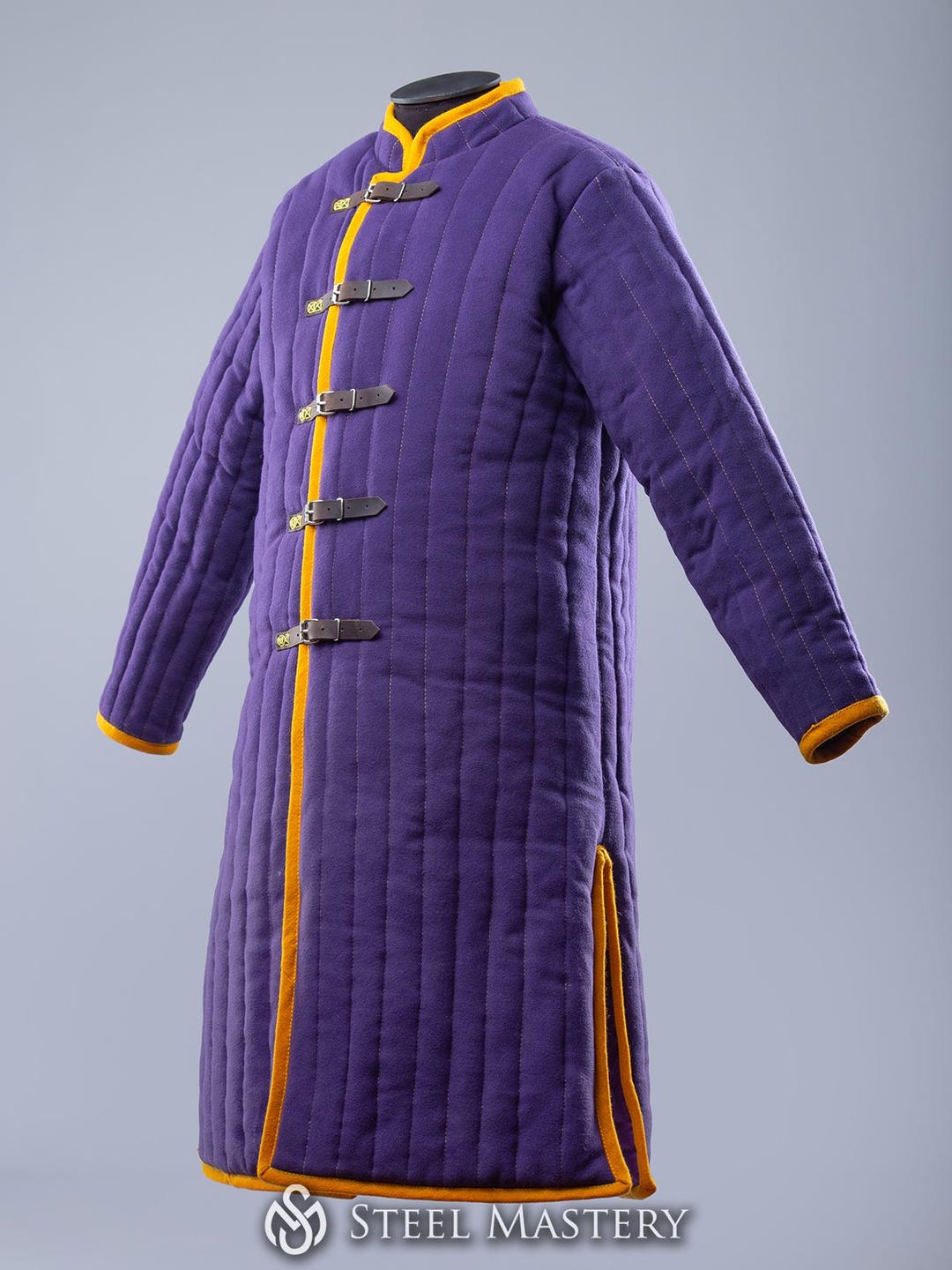 Battle-ready Jacket, Medieval Armor, Combat Gear Men Long Gambeson ...