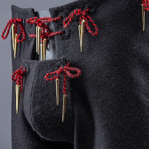 LARP Wool Pants for Medieval Cosplay Men, Codpiece Pants, SCA, Medieval ...