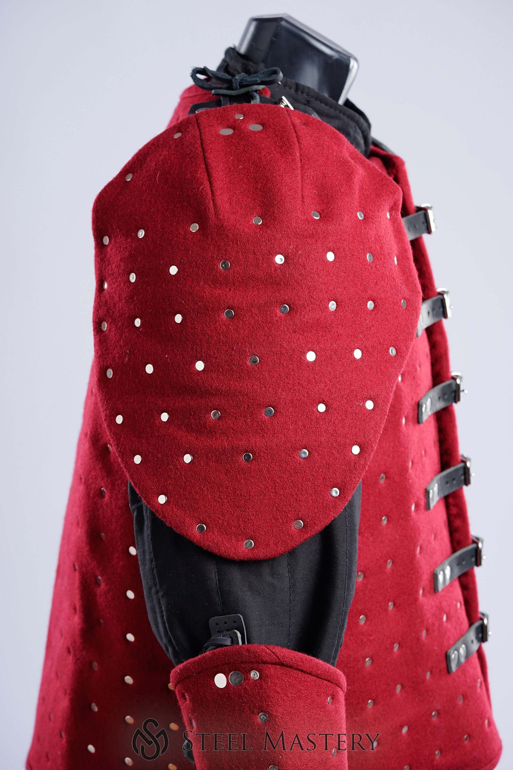 Leather Brigandine Spaulders, Medieval Armor Shoulder Protection - Etsy