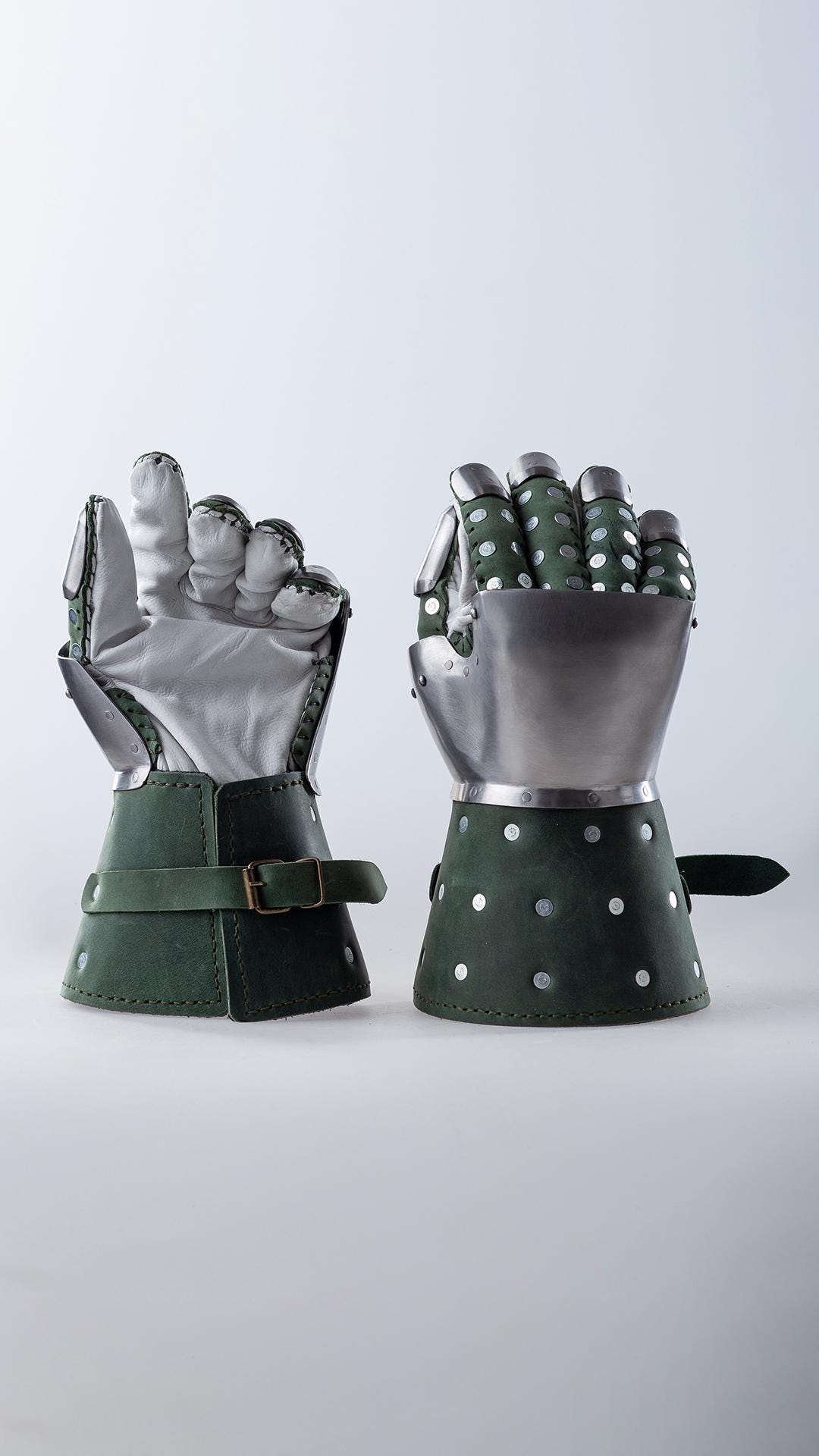Brigandine Armor Gauntlets, Hand Protection Armor, Medieval Reenactment ...