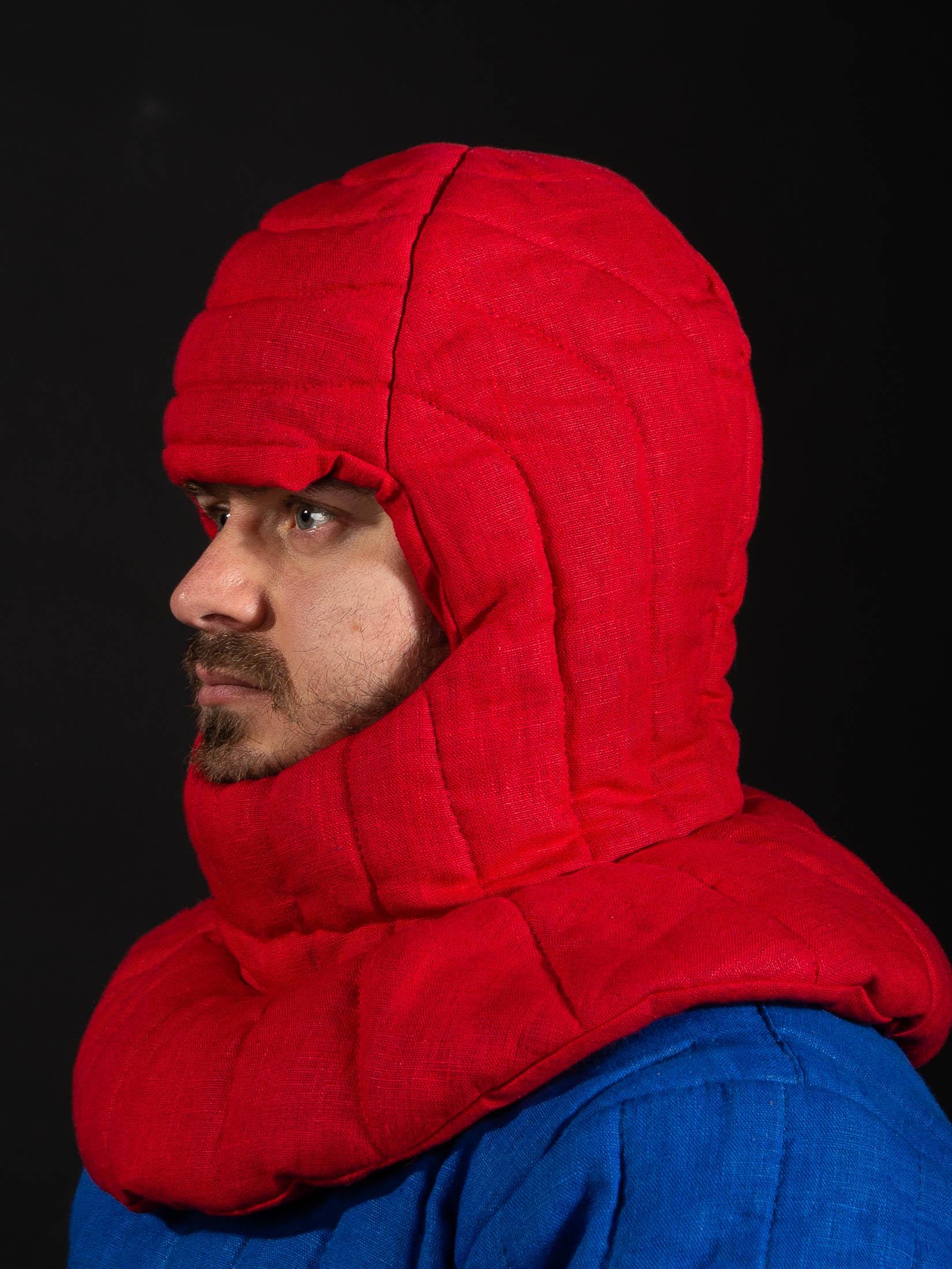 Padded Liner for Helmet, Medieval Coif, LARP Medieval Hat, Padded Cap ...