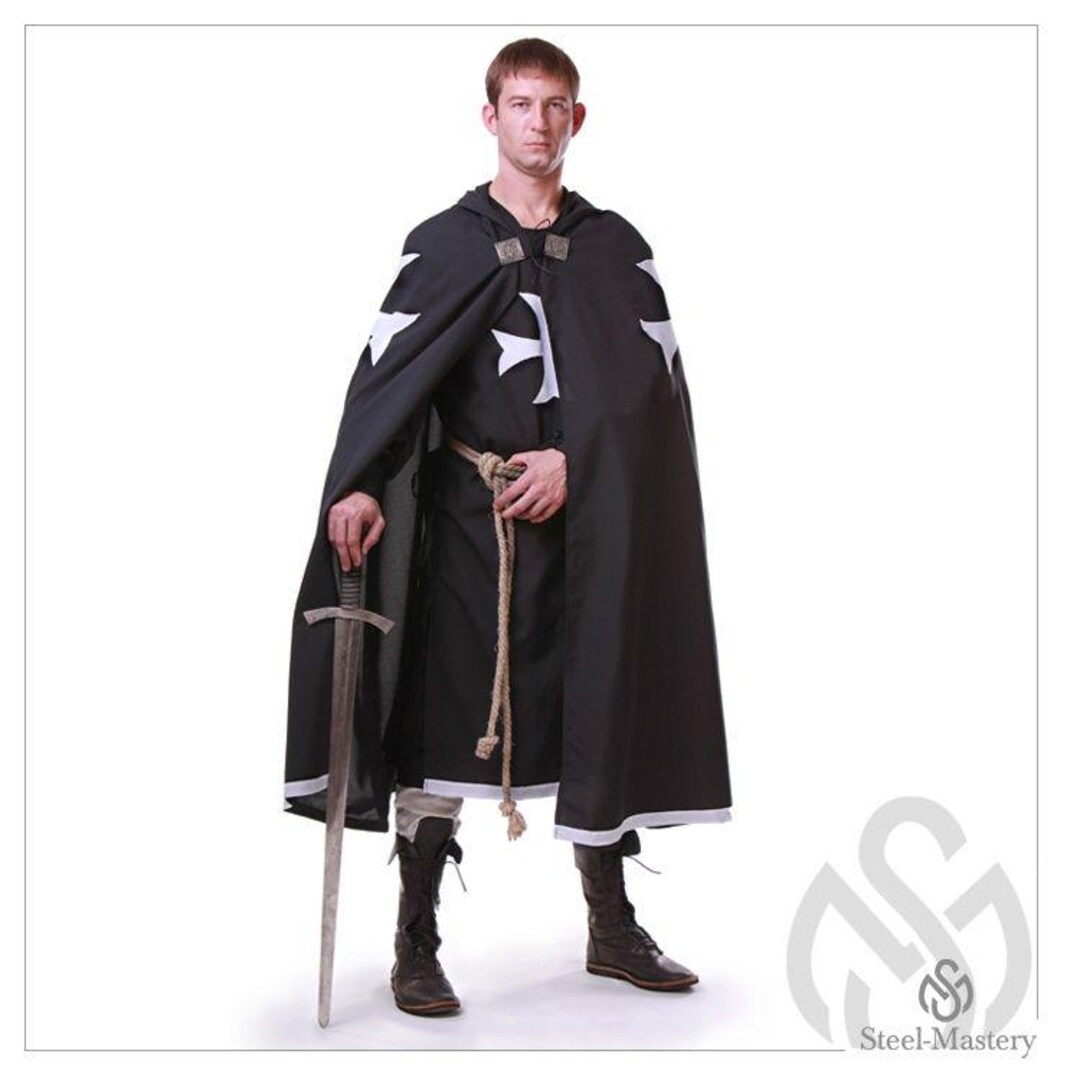 Medieval Order Knight Full Costume, Cosplay Larp Costume Men, Suite of ...