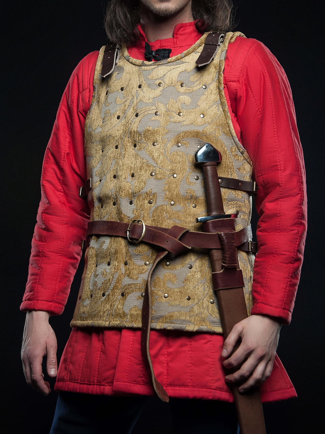 Royal brigandine for SCA and fencing Medieval warrior armor | Etsy