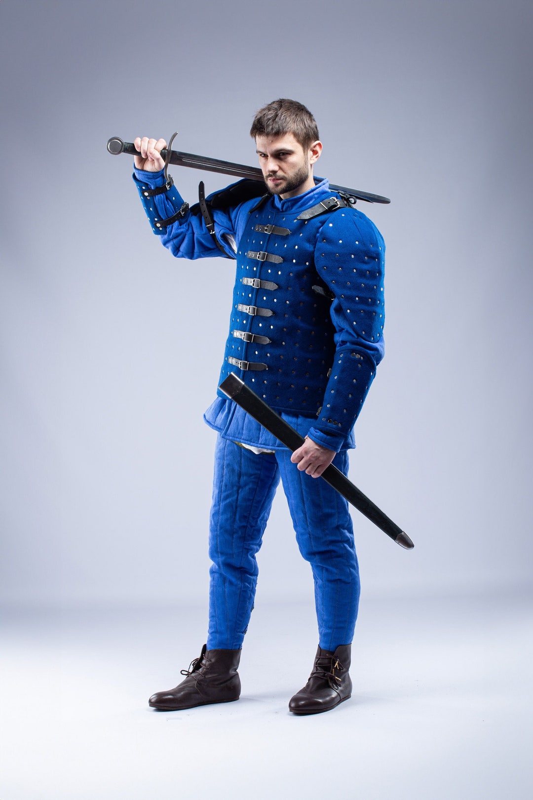 Shadiversity LARP Eva Armor Set, LARP Armor, SOFT Brigandine ...