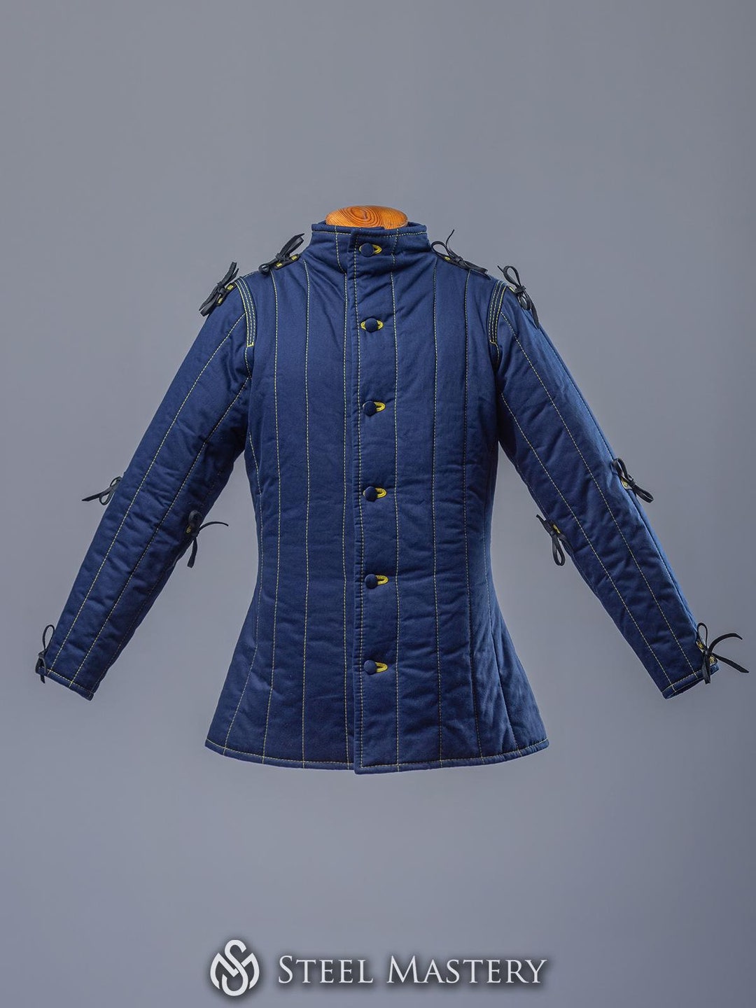 Fencing HEMA Gambeson, Blue Padded Jacket, Medieval Armor, Renaissance ...