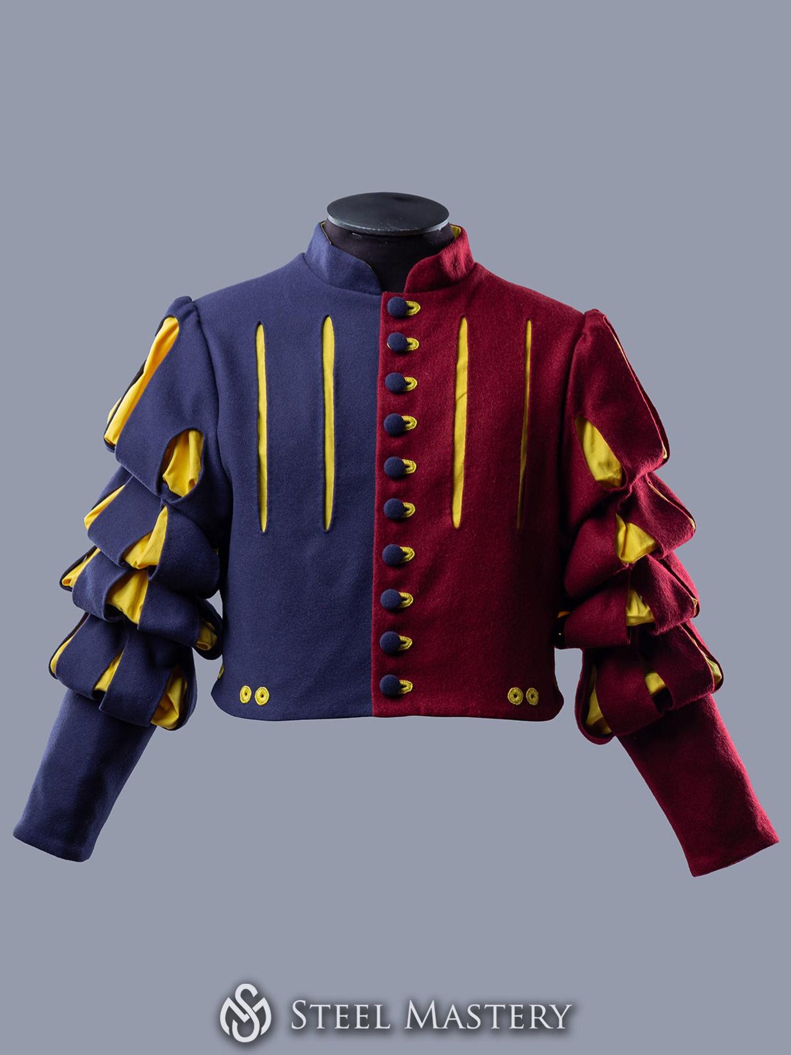 Landsknecht Wool Historical Coat, Waffenrock Jacket for Cosplay ...