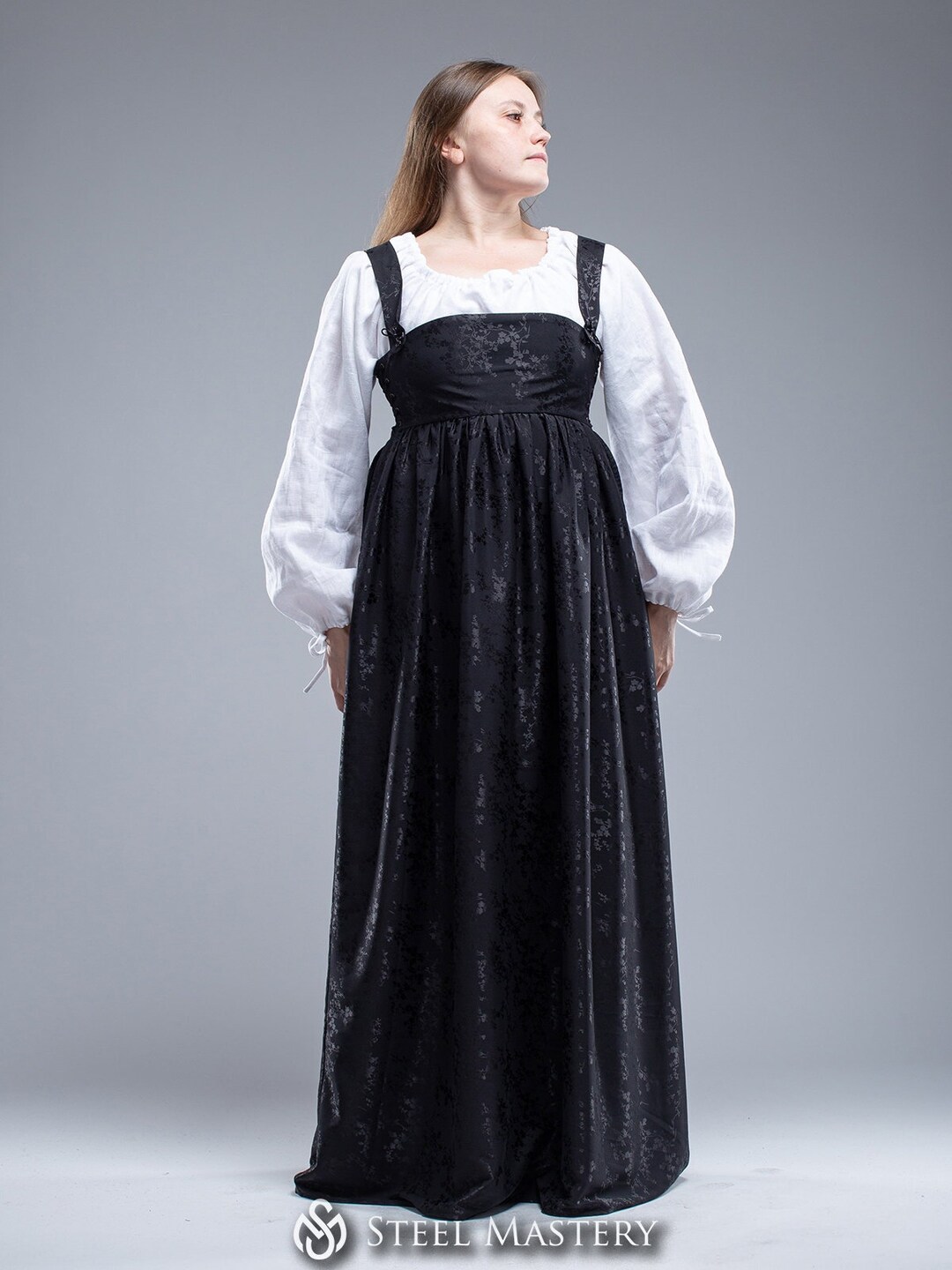 Renaissance Chemise Dress, Medieval Garb Women, Italian Long Dress ...