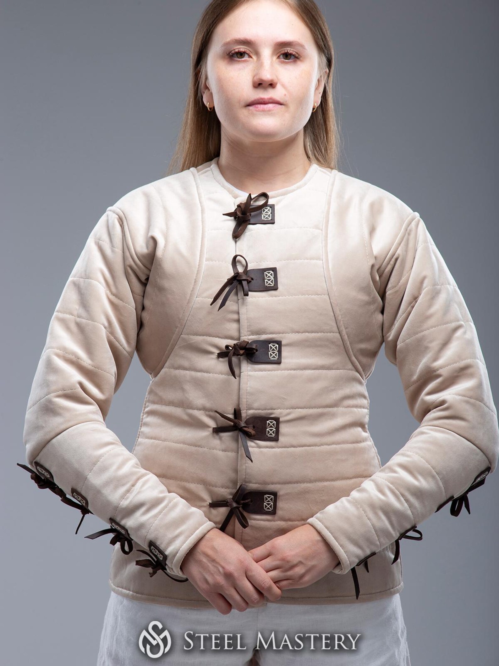Female Short Gambeson, Padded Armor Jacket, Medieval Jacket, Historical ...