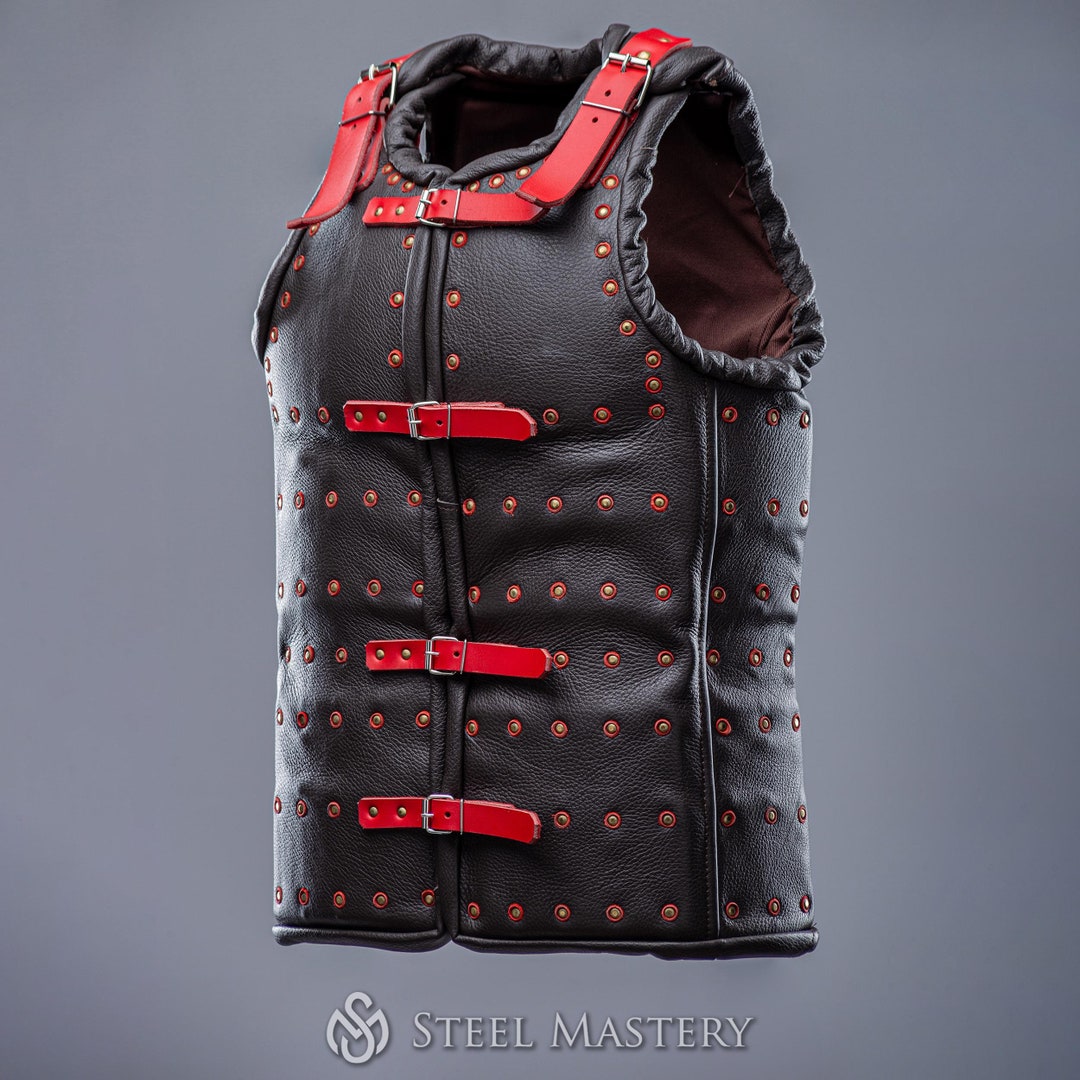 Larp Leather Brigandine Armor, Custom Medieval Armour, Steel Armour ...