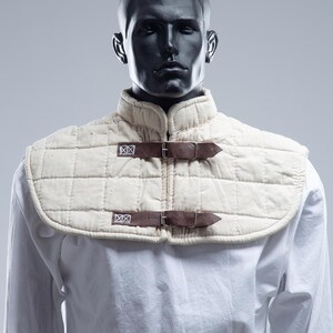 Neck Collar Armor, Protection in Buhurt, Padded Shoulder Gambeson ...