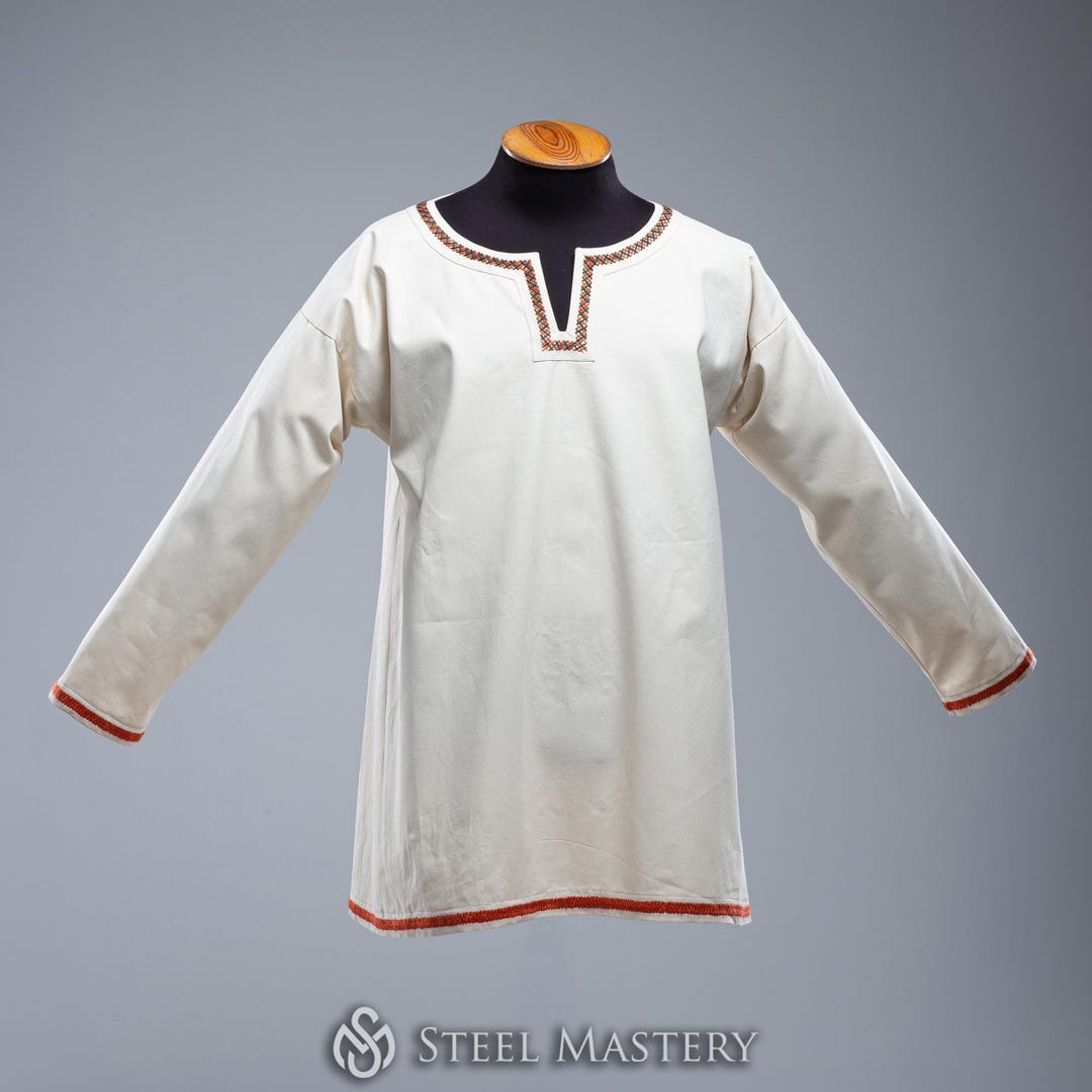 Viking Tunic for Men, Peasant LARP Cosplay Outfit, Linen Viking Shirt ...