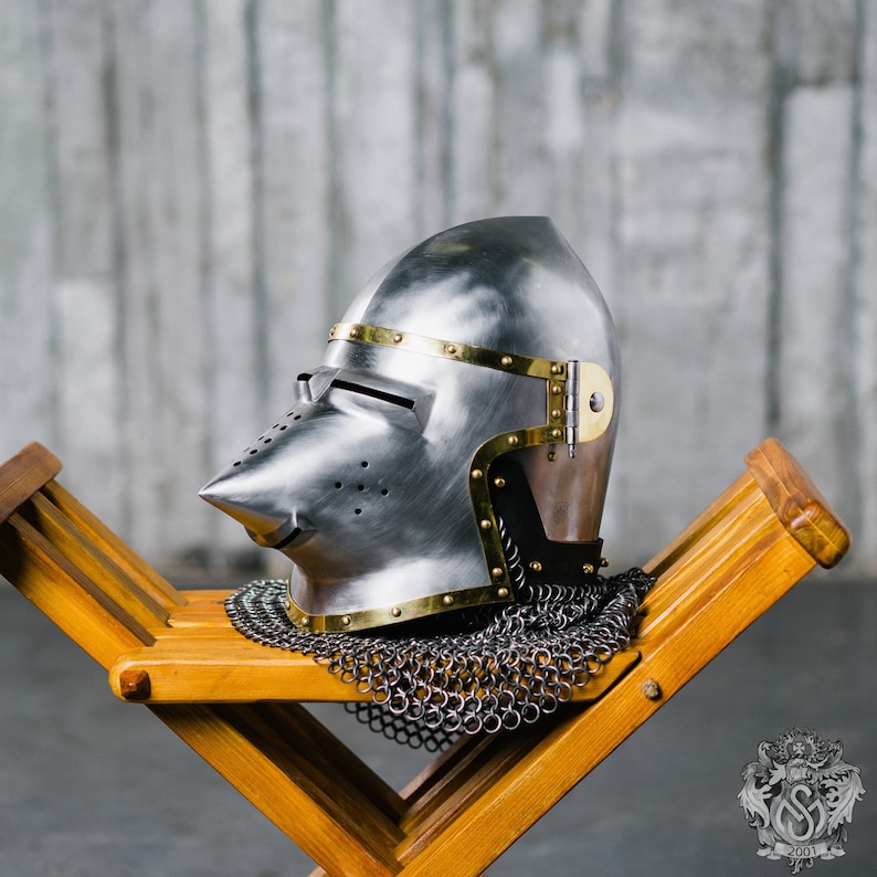 Helmet Bascinet Hounskull for Medieval Armor Historical - Etsy
