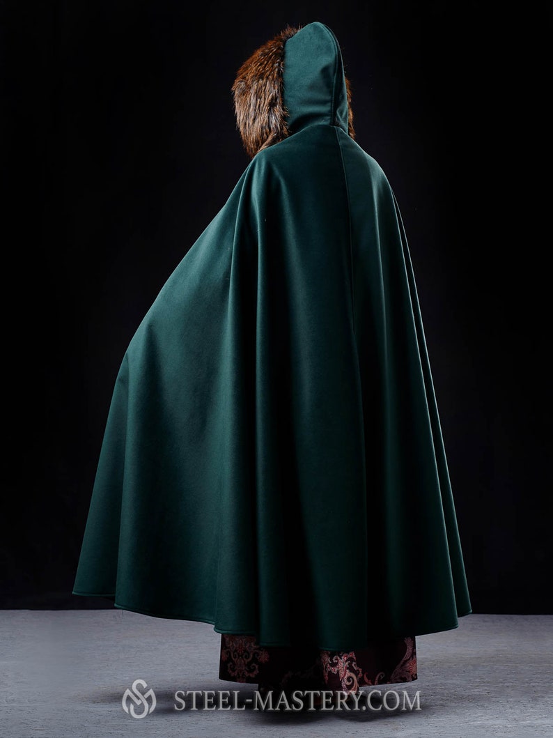 Medieval Robe With Detachable Hood for Reenactment Italian - Etsy