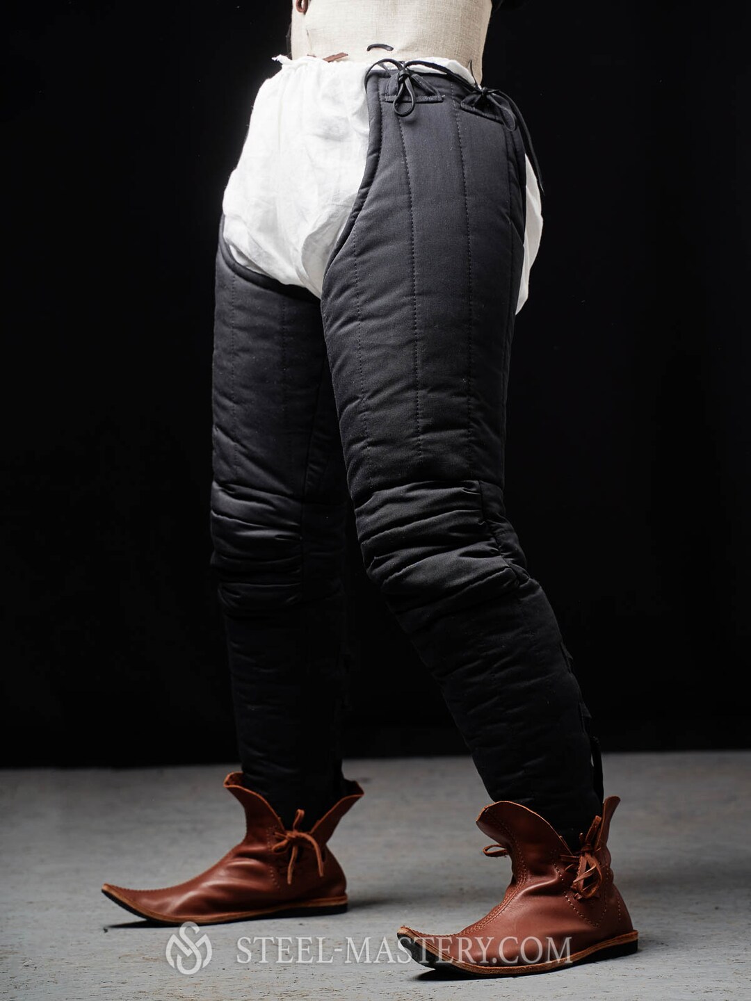 Padded Chausses With a Kneecap Medieval Padded Leg - Etsy