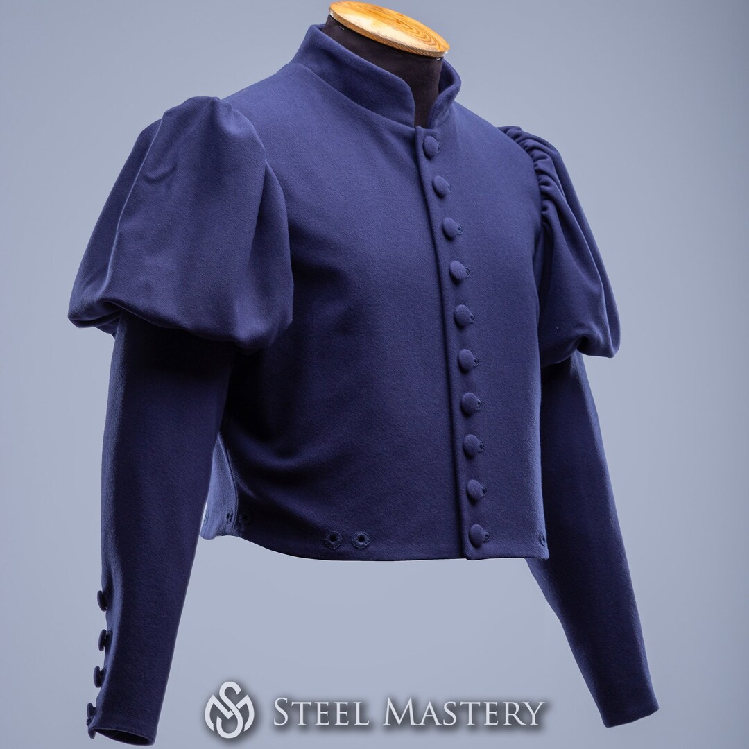 Wool Men's Doublet, Medieval Clothing, Medieval Burgundian Doublet ...