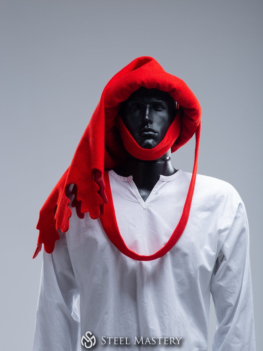 Chaperon Rennasaince Hat Men, Medieval Headwear, Historical Clothing ...